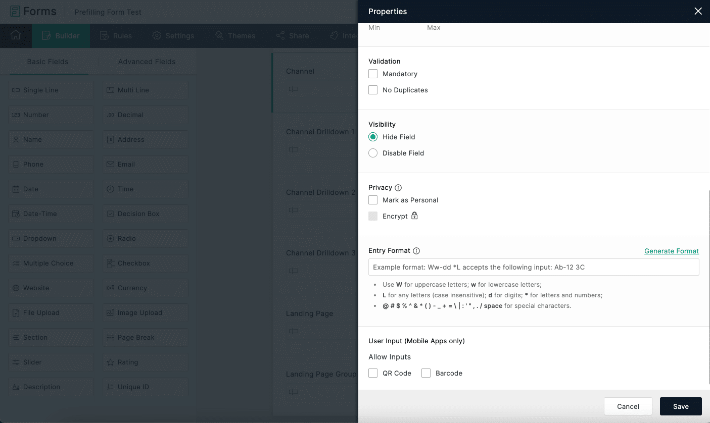 Add hidden fields to Zoho Forms | Attributer