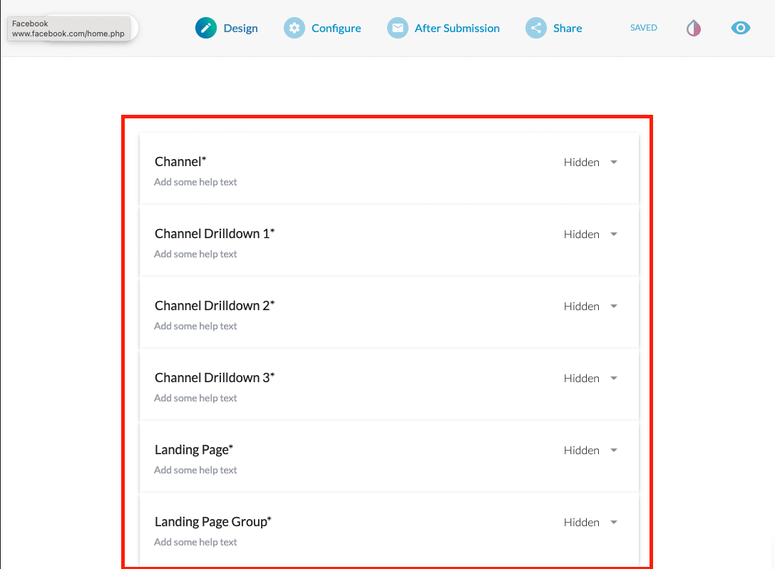 Adding Hidden Fields to Paperform | Attributer