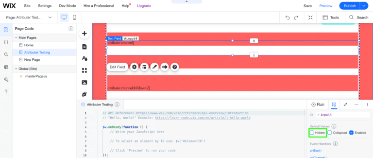 Add Hidden Fields to Wix Forms | Attributer