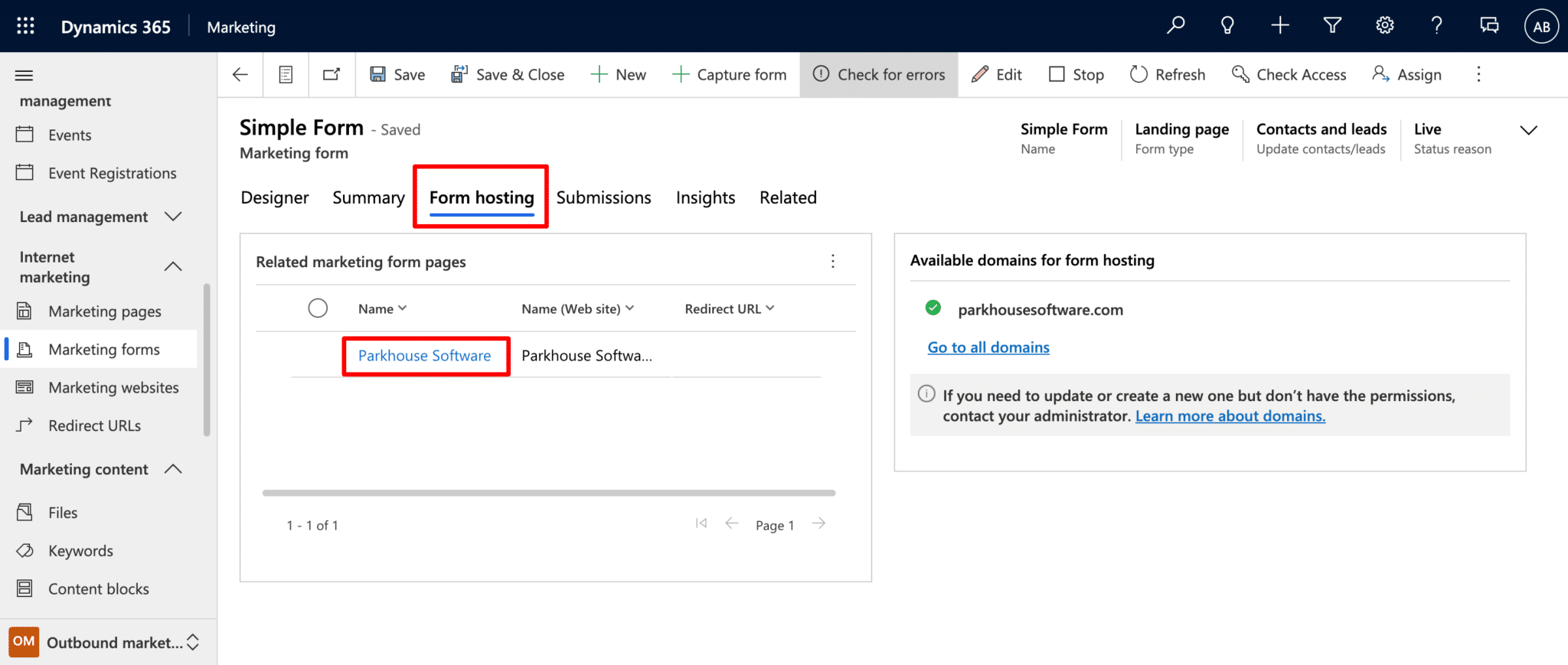 Add hidden fields to Dynamics Marketing forms | Attributer