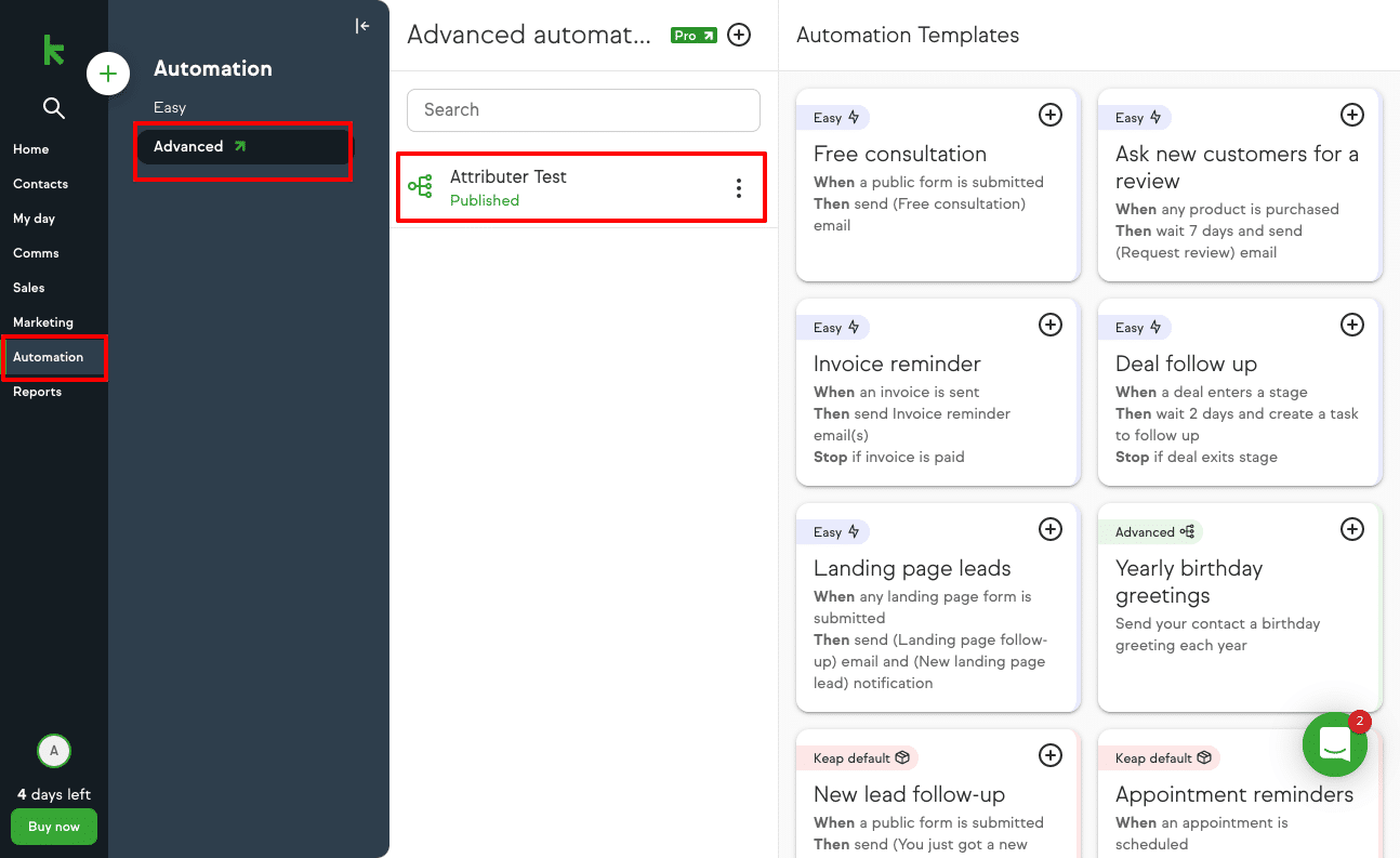 Add hidden fields to Keap forms | Attributer