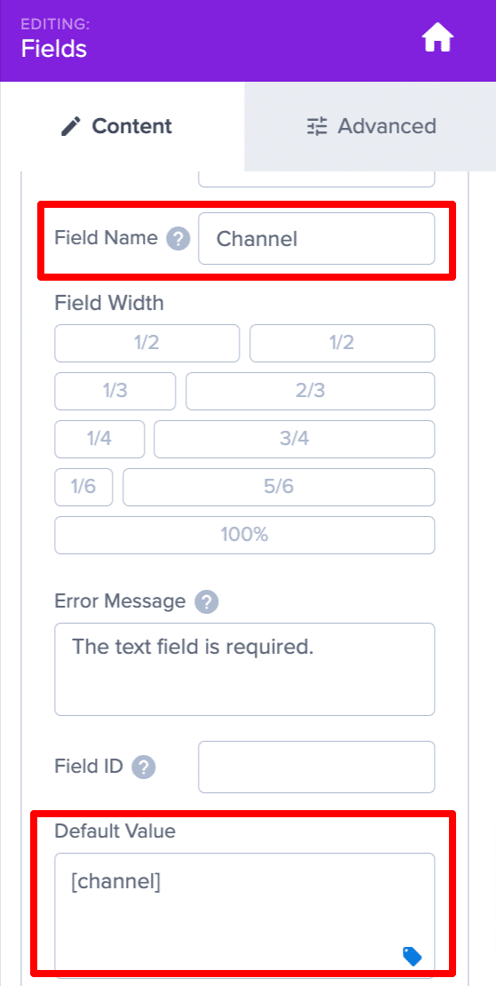 Add hidden fields to OptinMonster Popups | Attributer