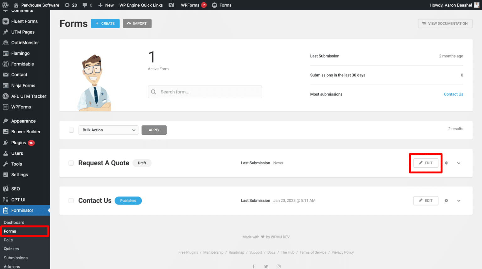 Add Hidden Fields to Forminator forms | Attributer