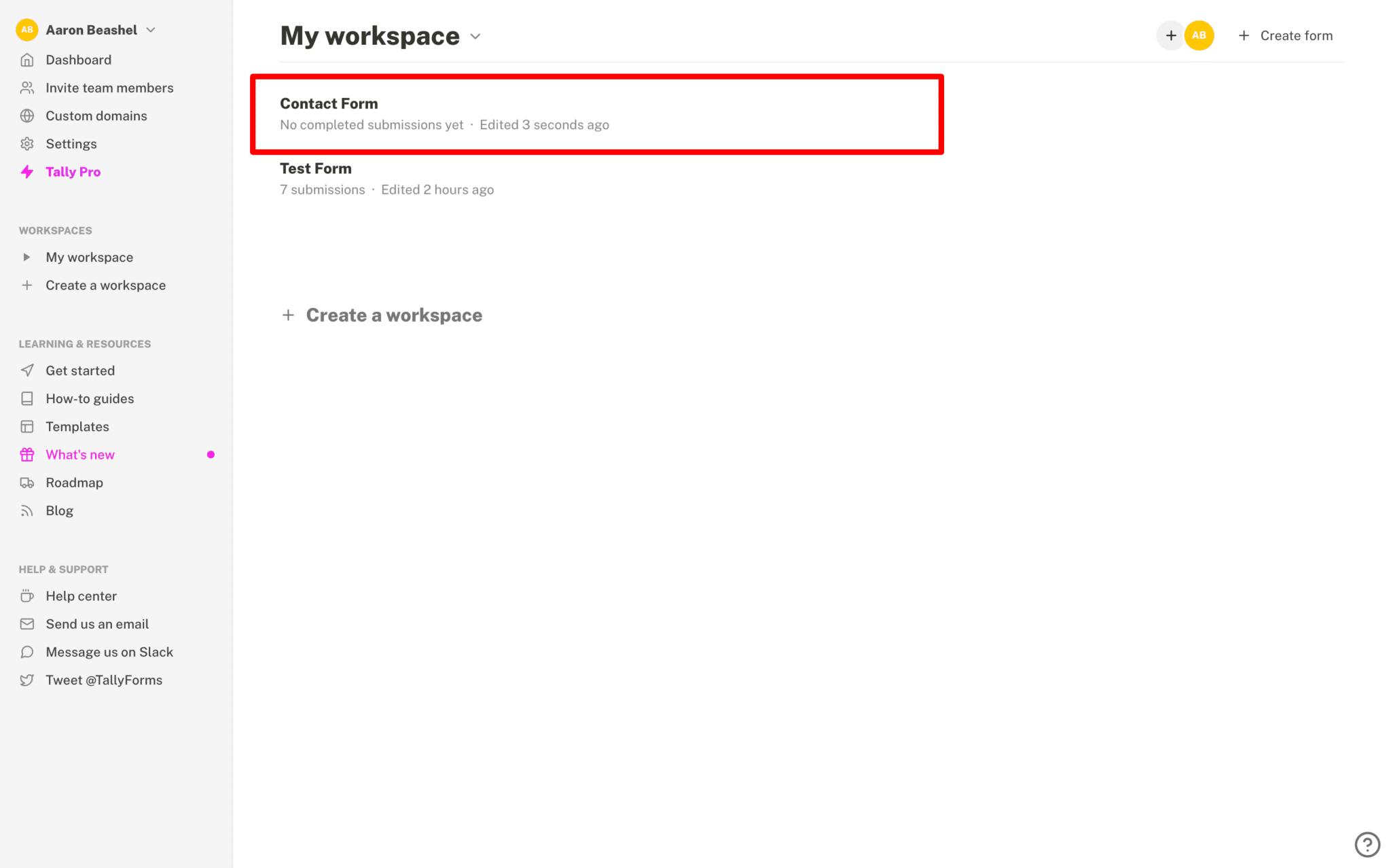 Add hidden fields to Tally Forms | Attributer