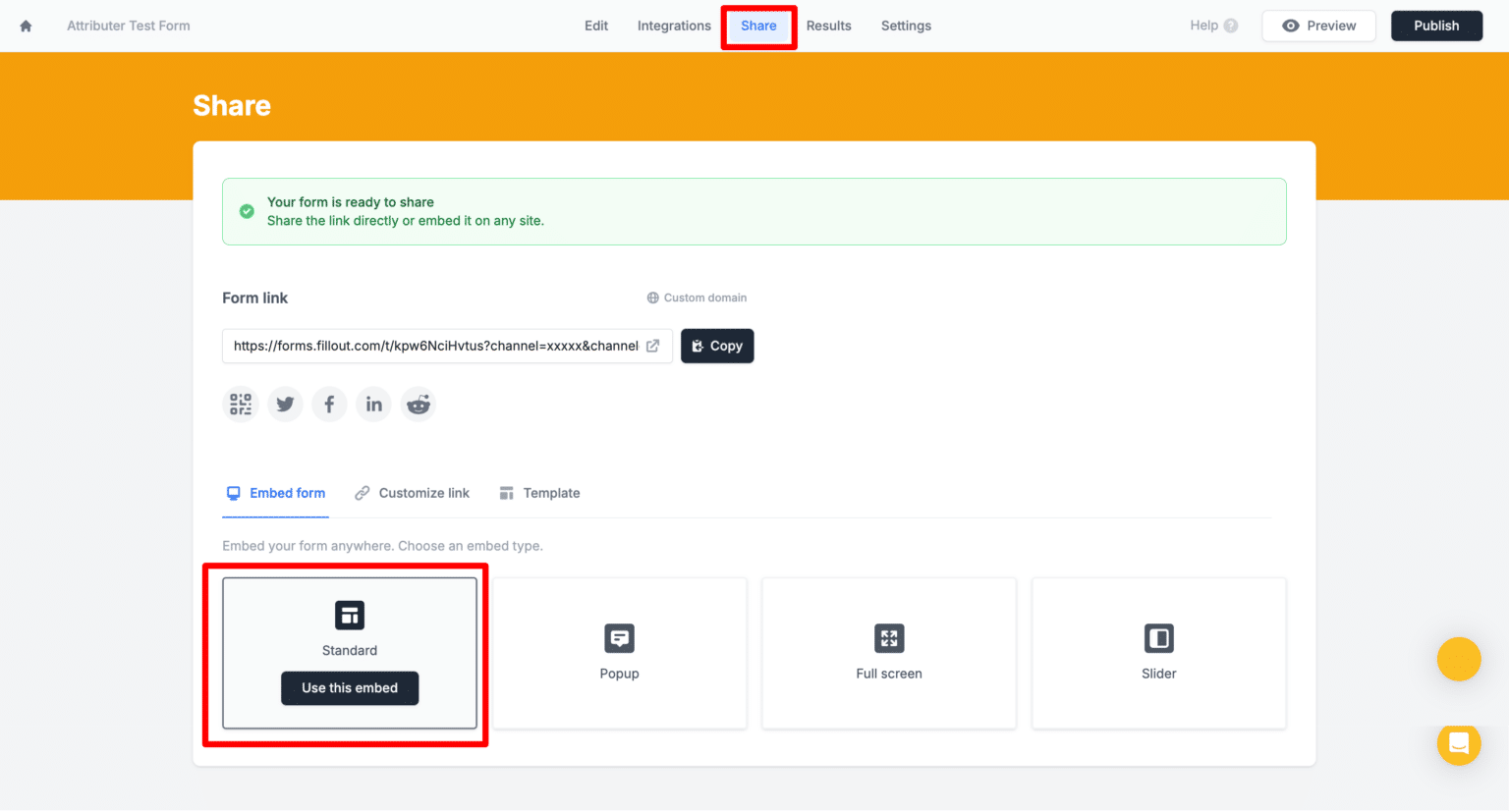 Add hidden fields to Fillout forms | Attributer