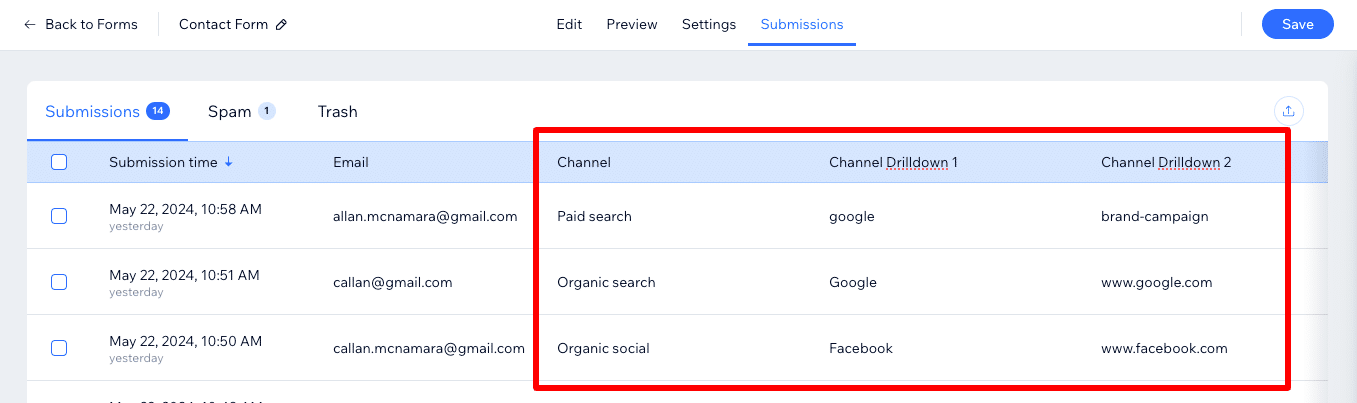 Adding hidden fields to 'New' Wix Forms | Attributer