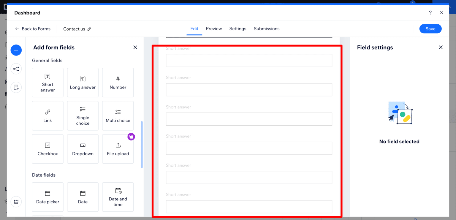 Adding hidden fields to 'New' Wix Forms | Attributer
