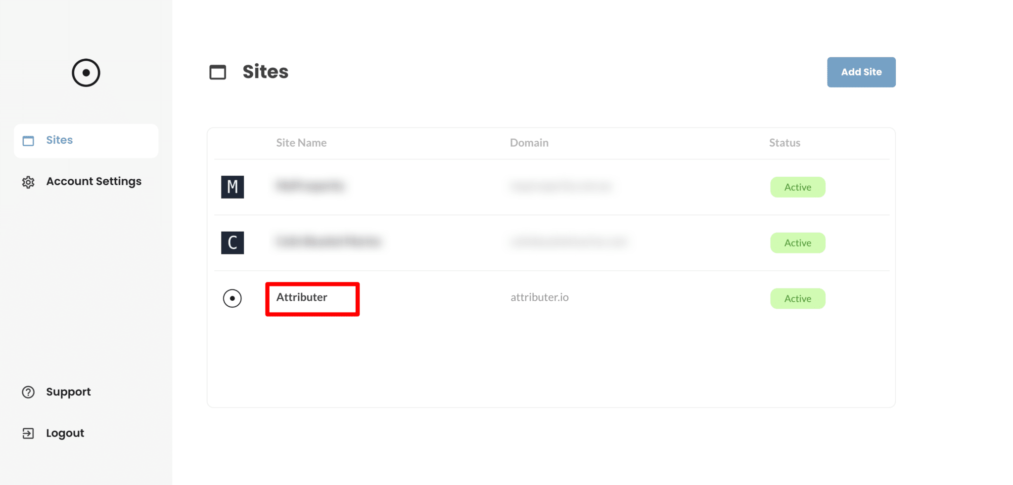 Remove a site from your multisite account | Attributer